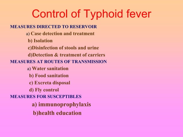 Typhoid fever ppt. | PPTX | Digestive Disorders | Diseases and Conditions