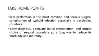 Typhoid ileal perforation | PPTX