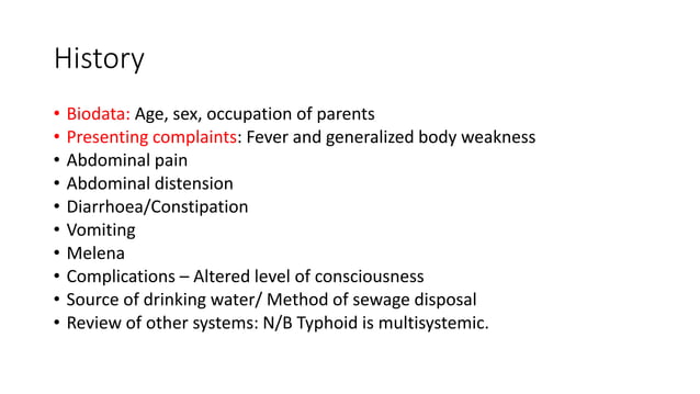 TYPHOID INTESTINAL PERFORATION | PPTX | Infectious Diseases | Diseases ...