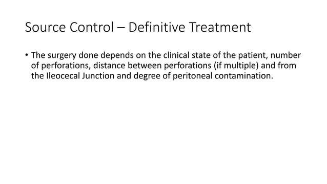 TYPHOID INTESTINAL PERFORATION | PPTX | Infectious Diseases | Diseases ...