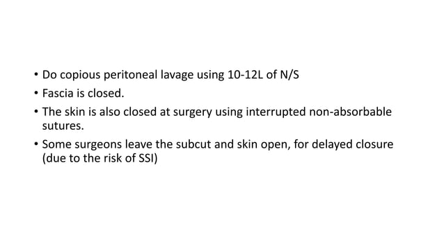 TYPHOID INTESTINAL PERFORATION | PPTX | Infectious Diseases | Diseases ...