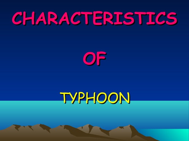 Typhoon | PPT