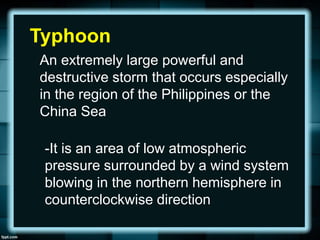 TYPHOON GRADE 8 | PPTX