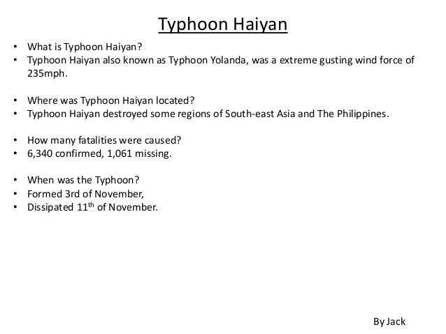 Typhoon Haiyan Quotes