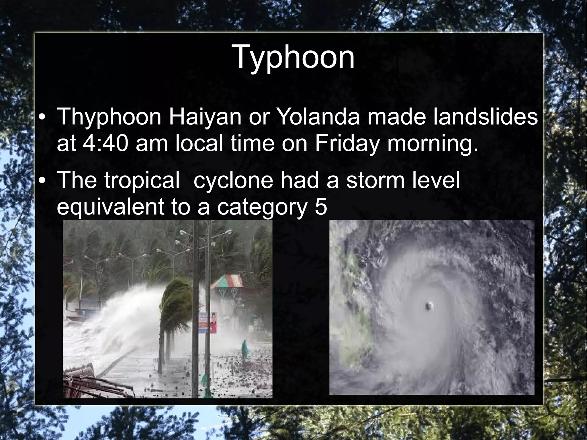 Typhoon Yolanda in Philippines | ODP