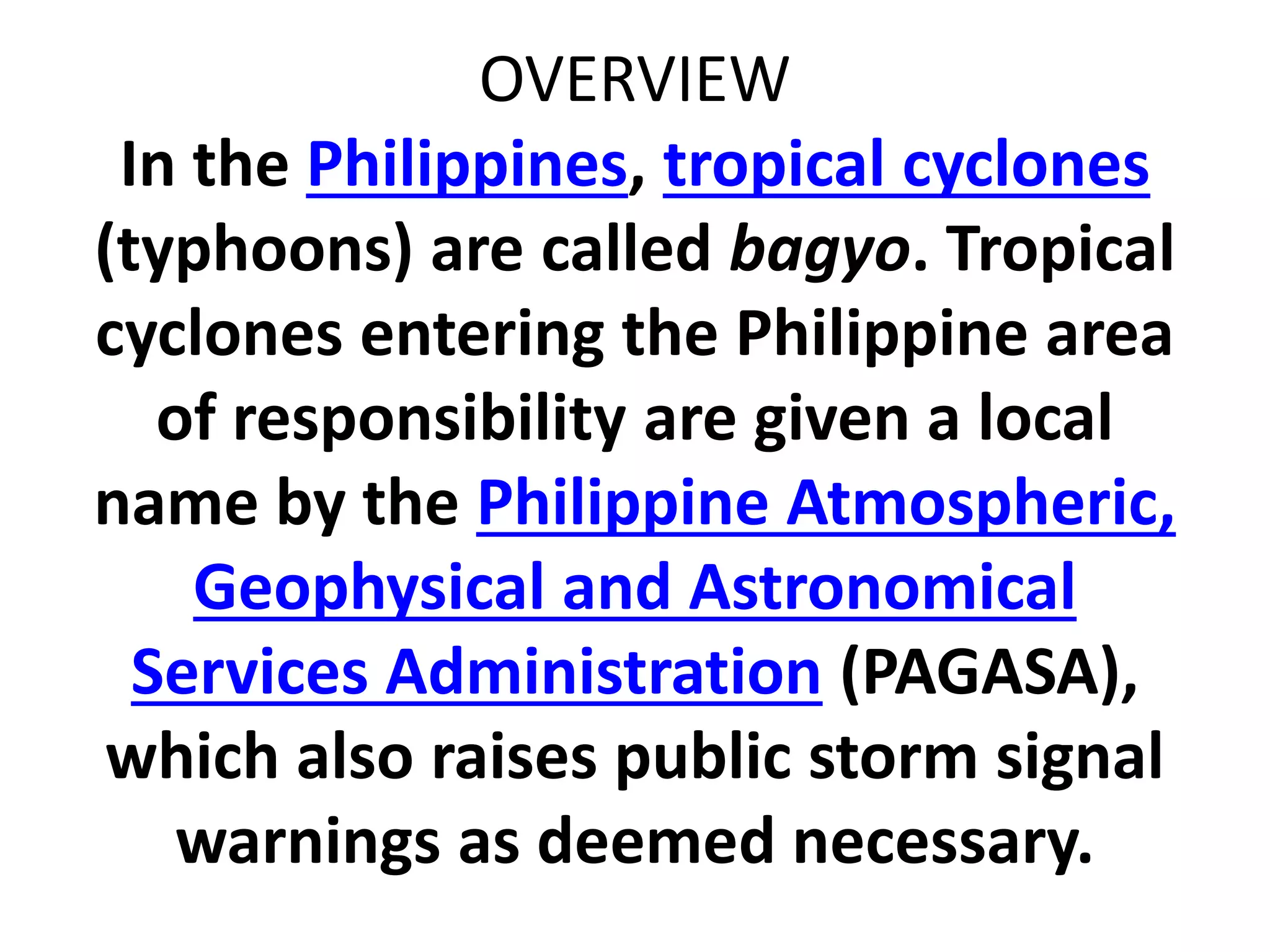 Typhoons in the philippines | PPTX