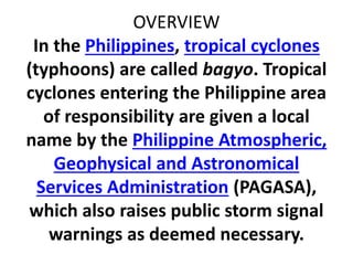 Typhoons in the philippines | PPTX