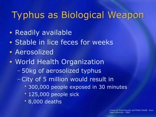 Typhus goral epidemic typhus war Fever.ppt