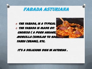 Typical Asturian Food Luis | PPTX