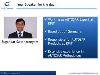 Webinar Presentation- Typical Challenges Faced by Tier 1s in AUTOSAR ...