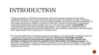 Typical characteristics of IT gradutes | PPT