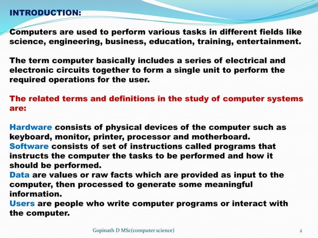 Typical configuration of computer chapter 1 | PPTX | Operating Systems ...