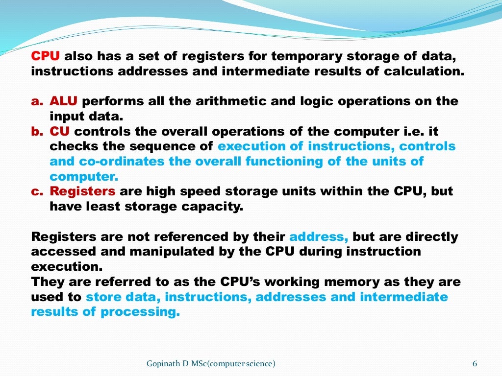 Typical configuration of computer chapter 1