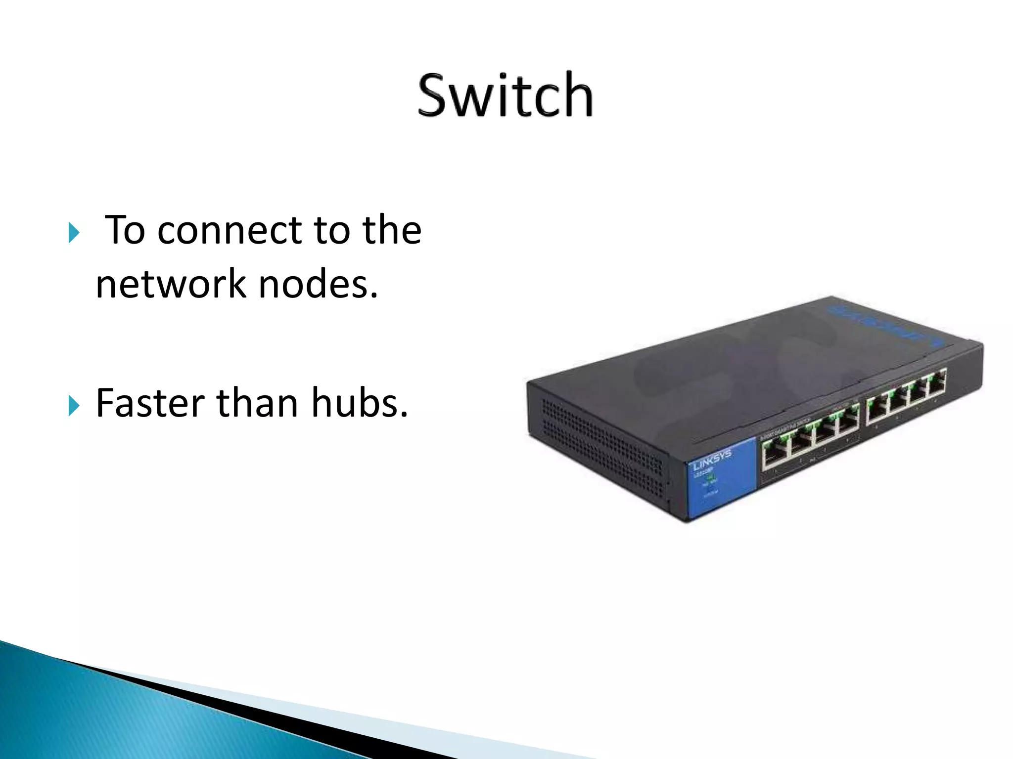 Typical elements in a LAN | PPT