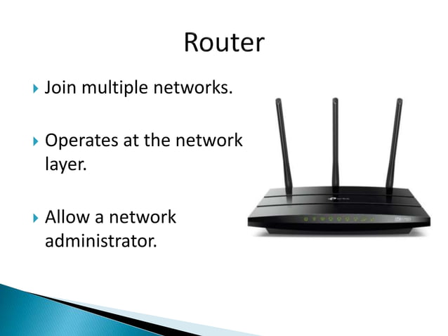 Typical elements in a LAN | PPTX