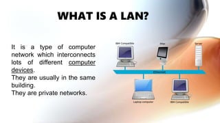 Typical elements in a LAN | PPTX