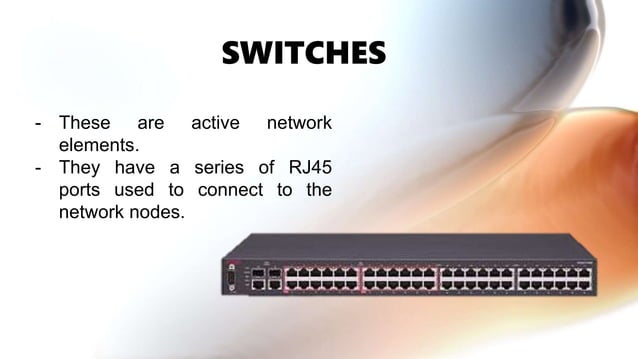Typical elements in a LAN | PPTX