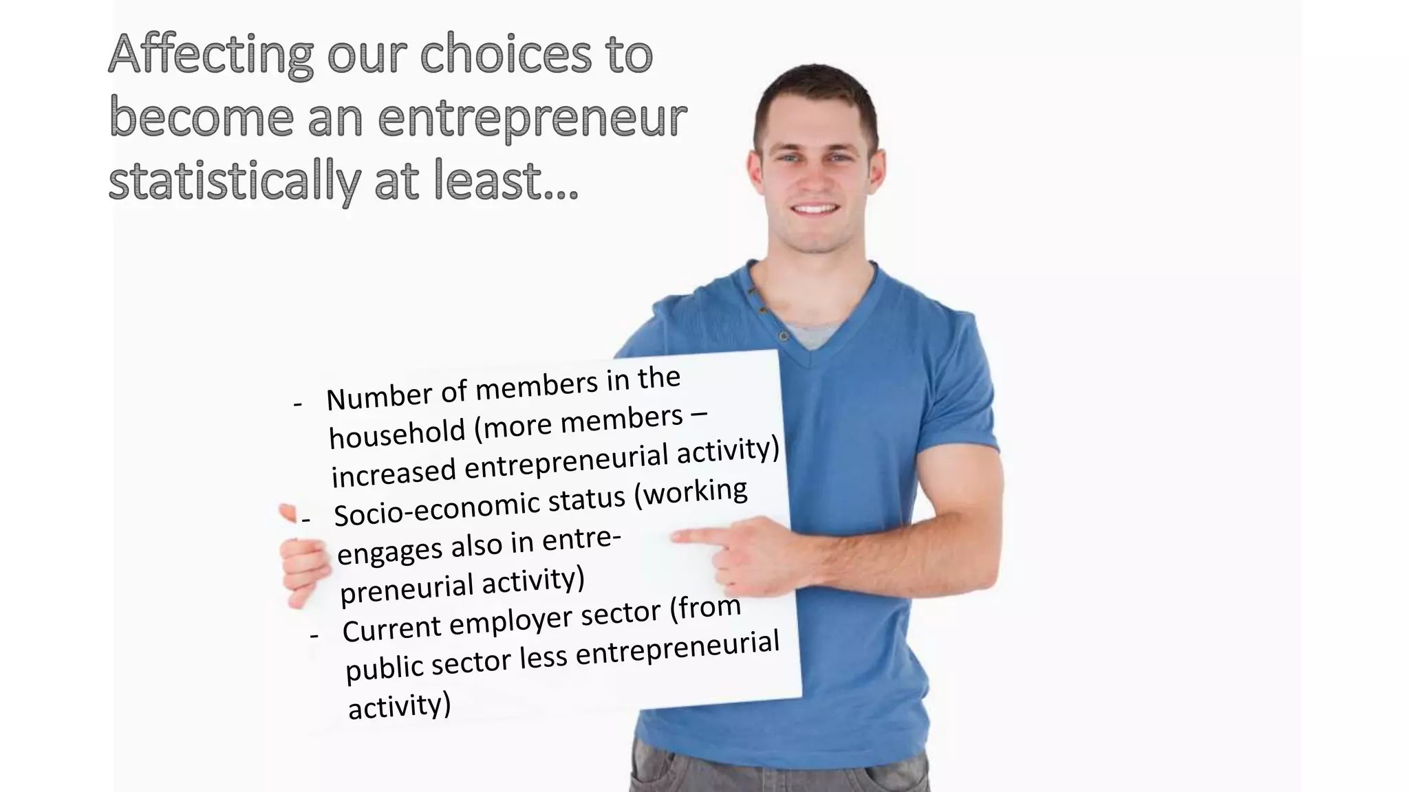 Statistics about entrepreneurship | PPTX