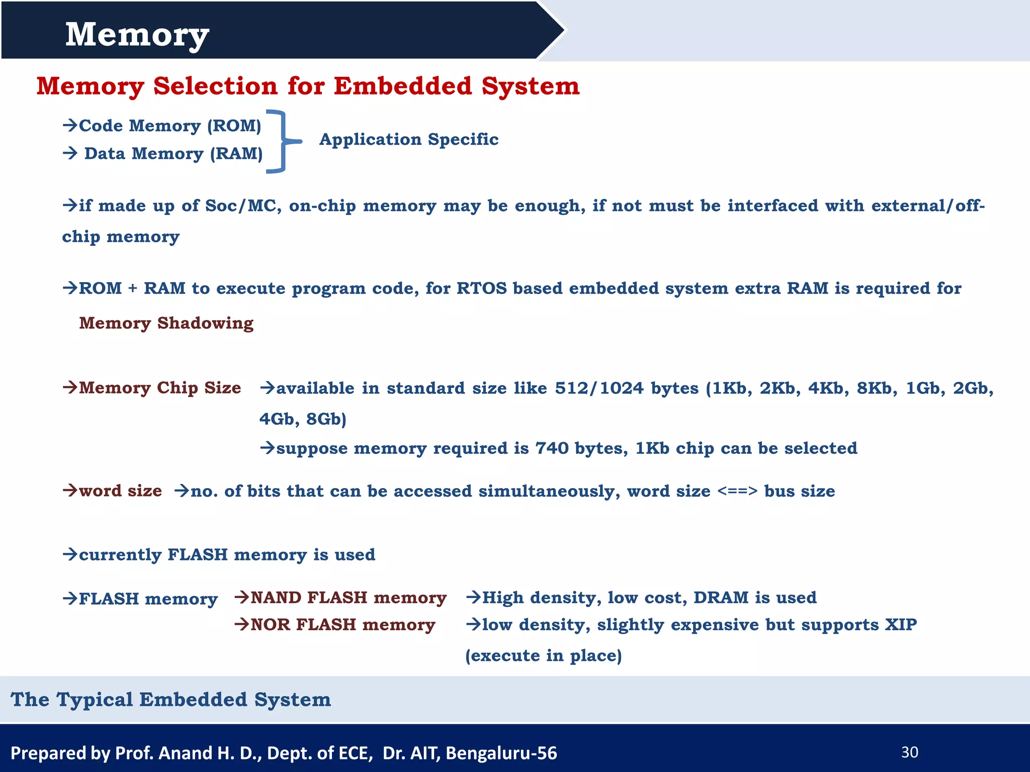 Typical Embedded System | PDF