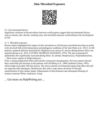 Typical Essay Format - Neuro Gastronomy | PDF