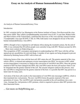 Typical Essay Format - Neuro Gastronomy | PDF