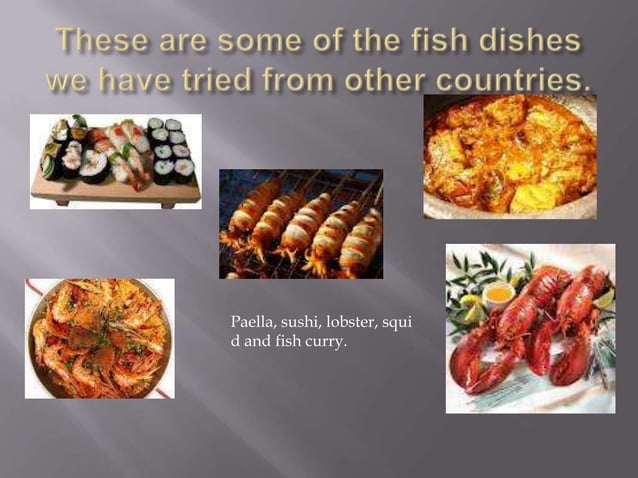 Typical fish dishes | PPT