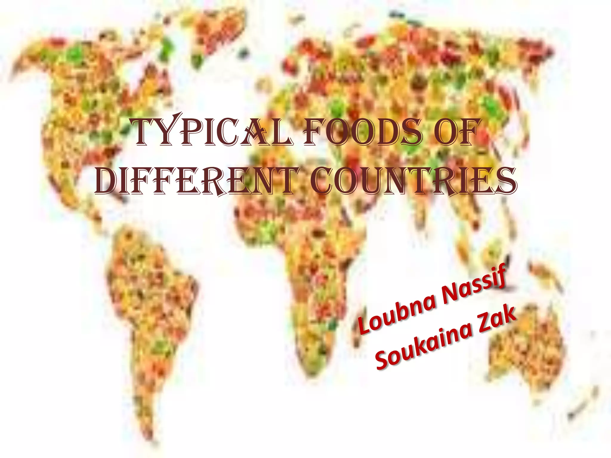 Typical foods | PPTX
