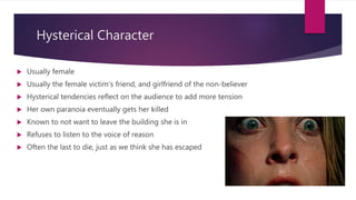 Typical horror movie characters | PPTX