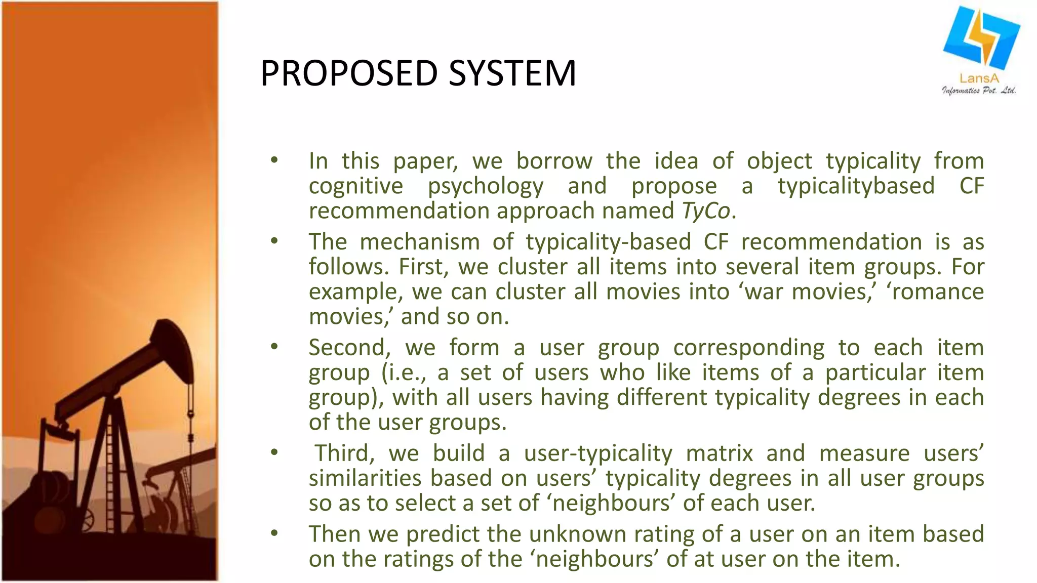 Typicality Based Collaborative Filtering Recommendation Ppt