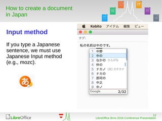 "Typical" bugs of LibreOffice in Japanese environment | PPT