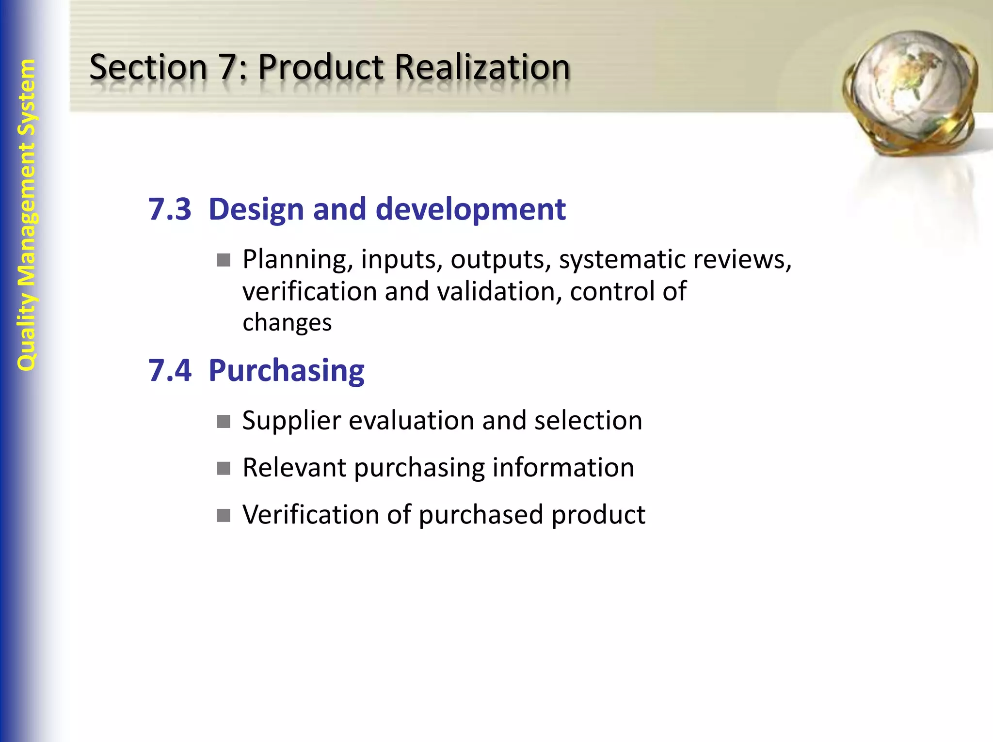 Typical Quality Management System Based On Iso 9001 2008 | PPTX