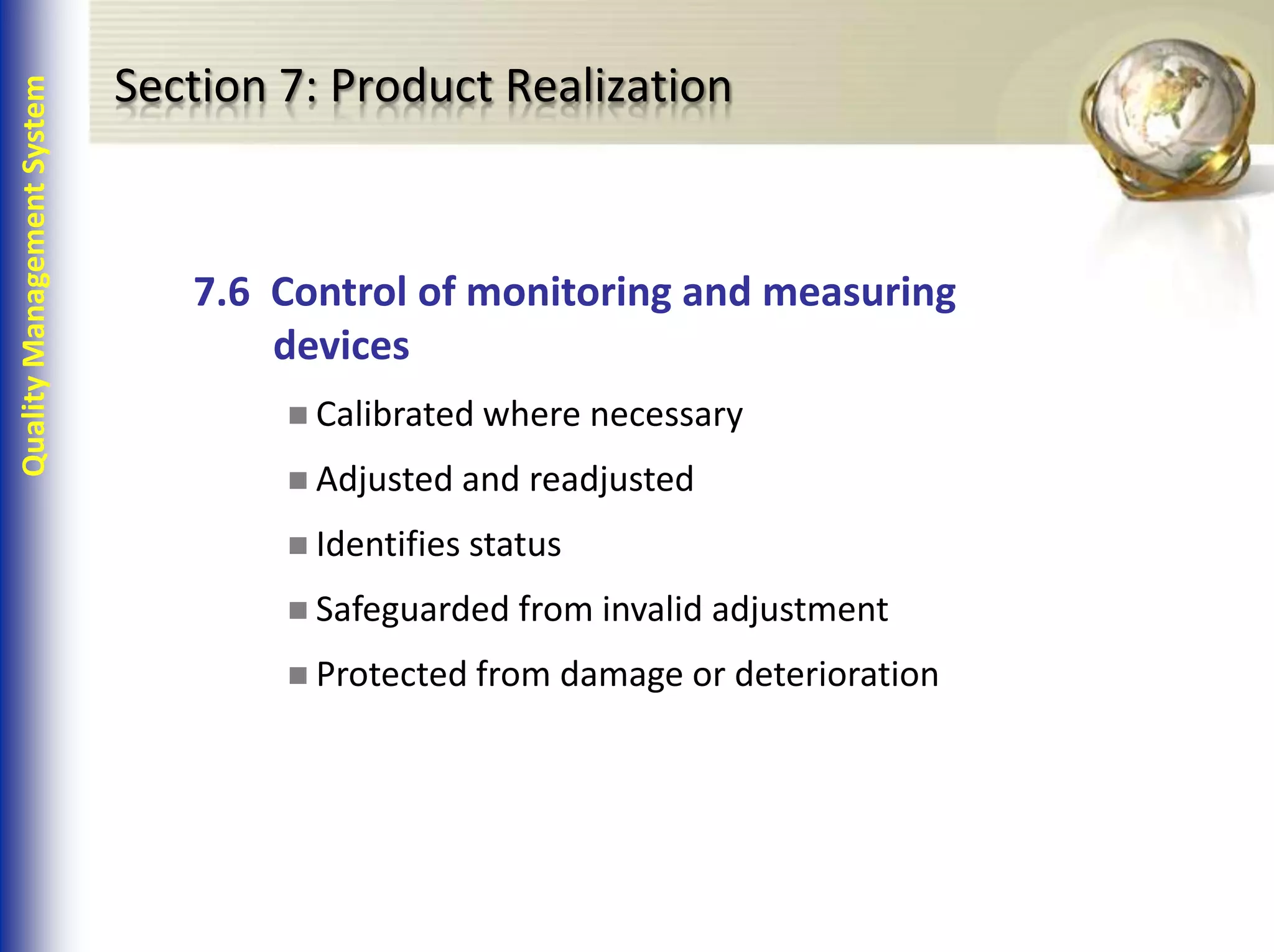 Typical Quality Management System Based On Iso 9001 2008 | PPTX