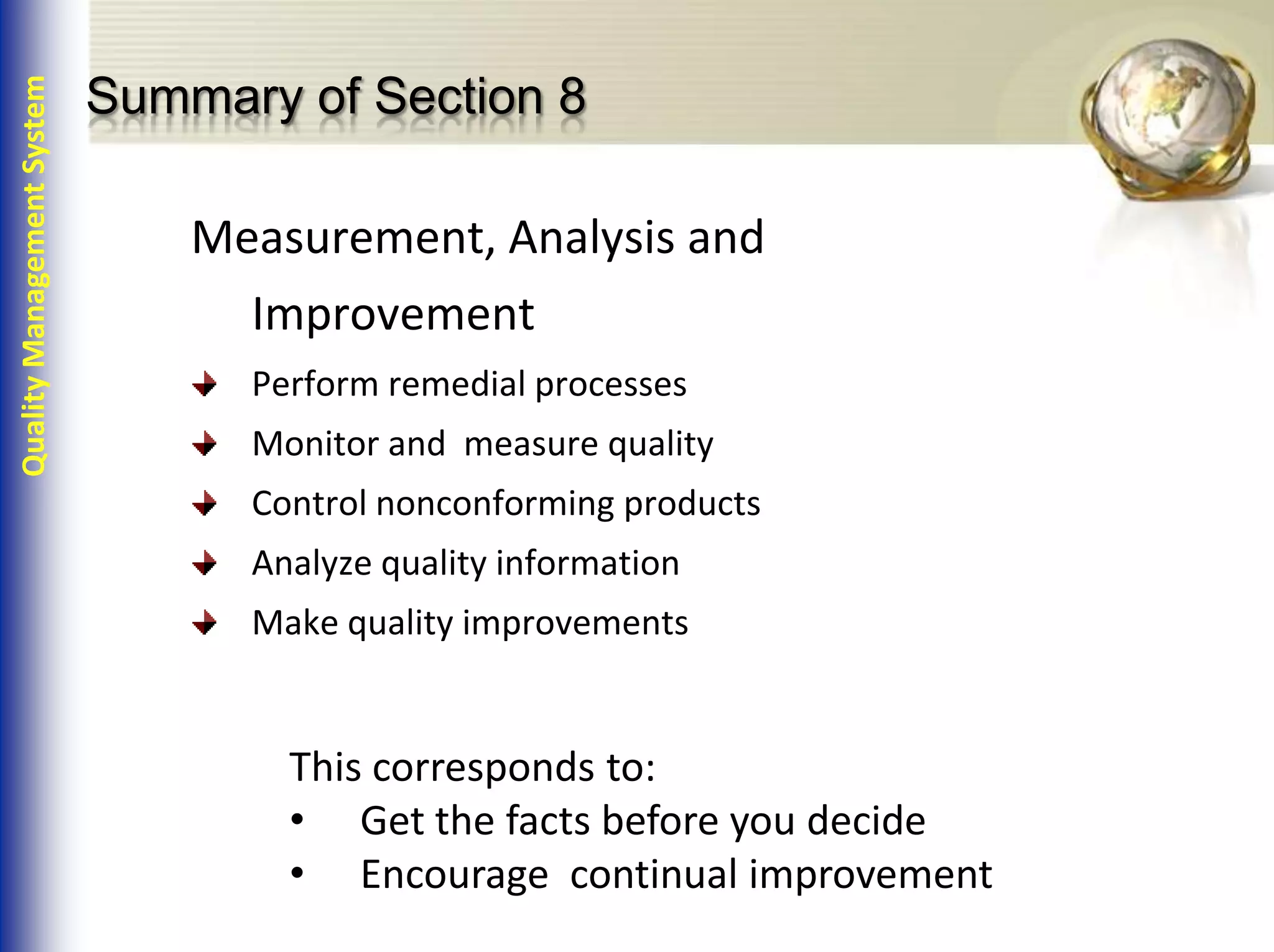 Typical Quality Management System Based On Iso 9001 2008 | PPTX