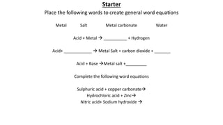 Typical Reactions IGCSE CHEMISTRY Y11.pptx