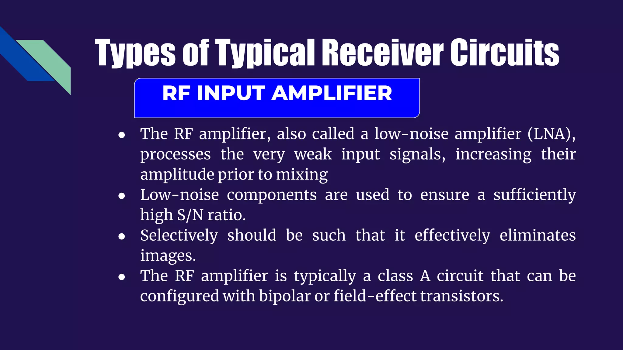 TYPICAL RECEIVER CIRCUITS.pptx