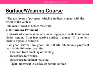 Typical road structure cross section details | PPTX