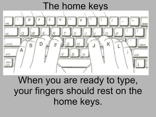 Typing01 The Home Keys | PPT