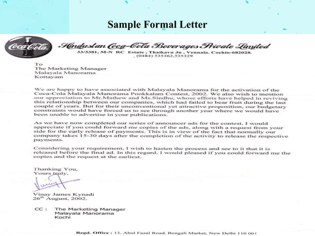 Typing a letter | PPT