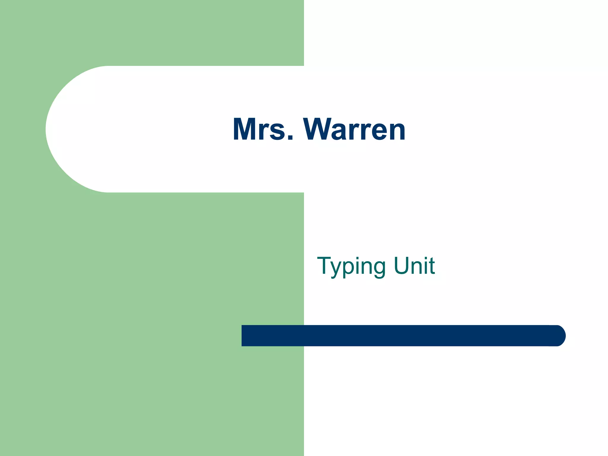 Typing Introduction | PPT