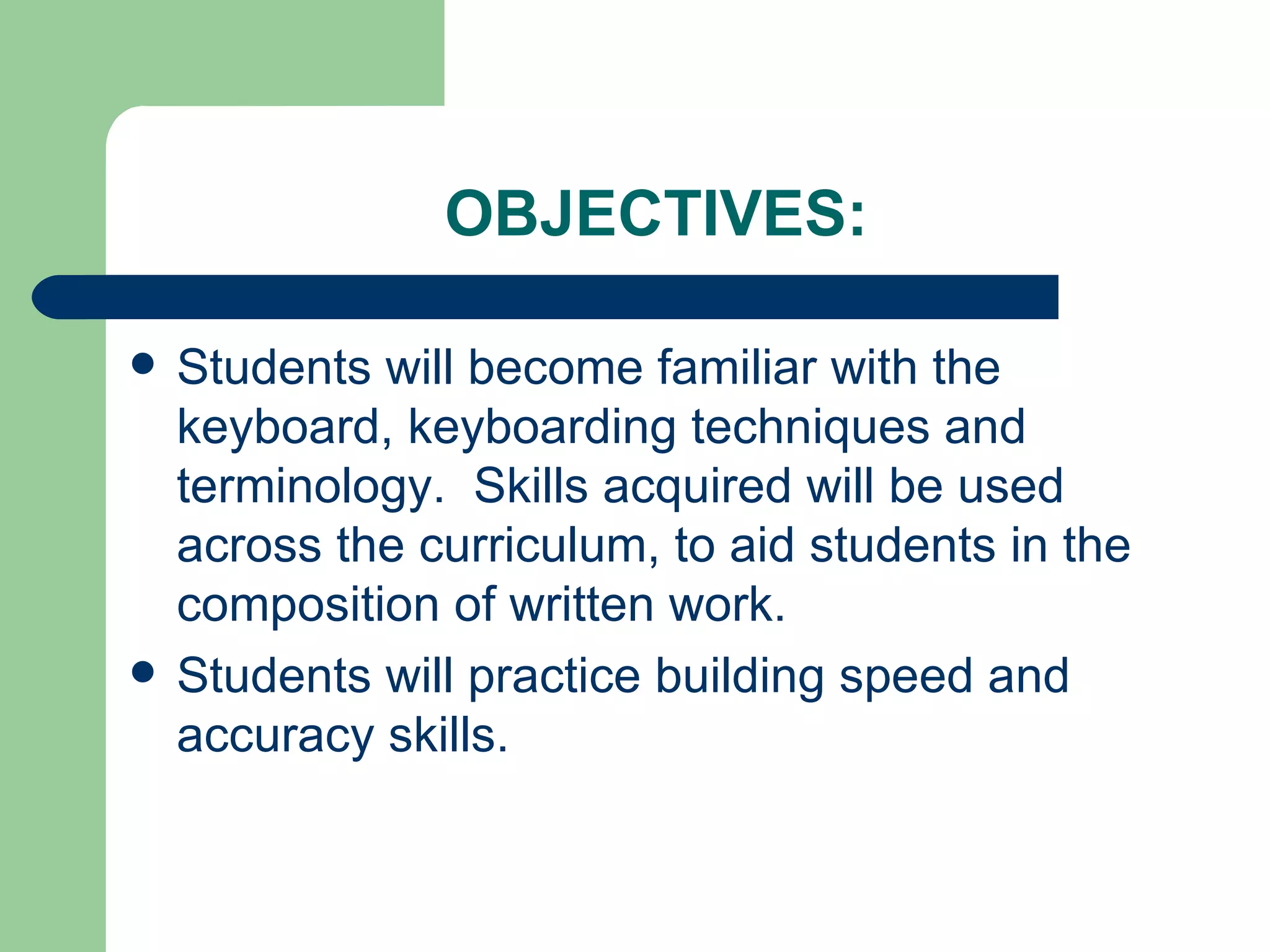 Typing Introduction | PPT