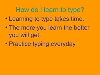 Typing Skills | PPT