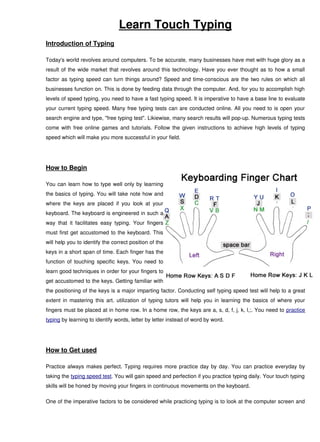 Typing speed test | PDF