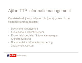 Typisch Ajilon TTP | PPT