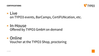 TYPO3 Certification Insights | PPT