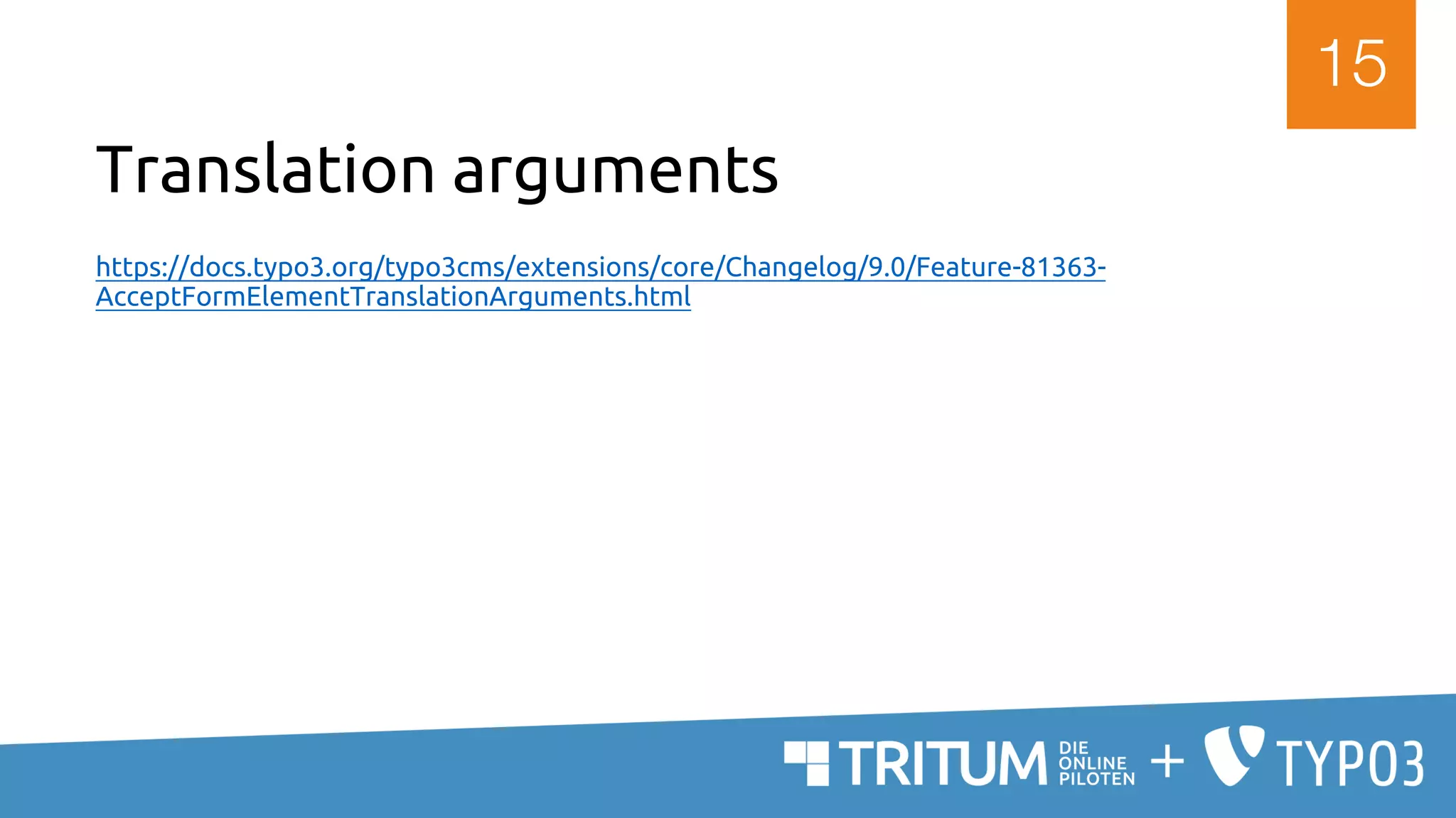 Typo3 Form Framework V9 And V10 Ppt Free Download