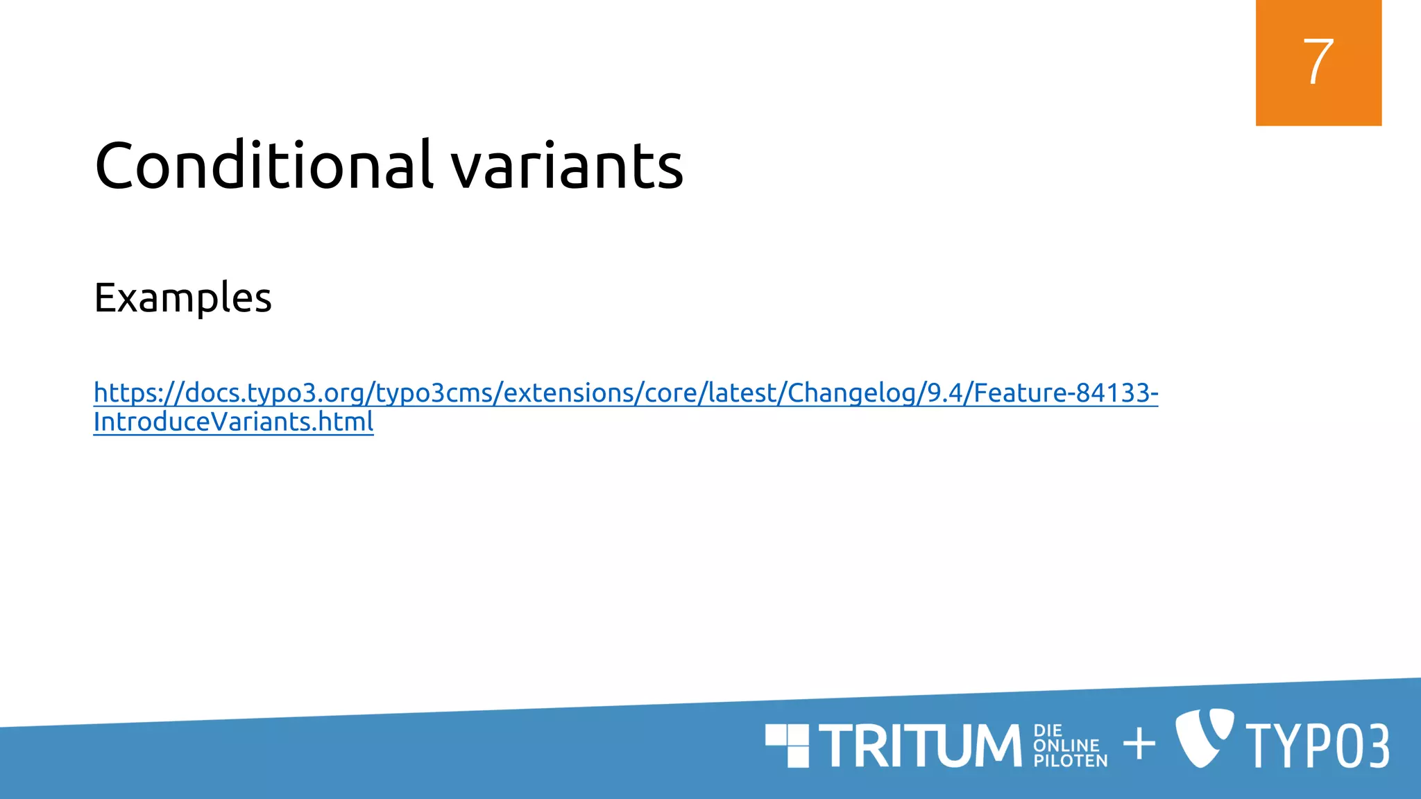 TYPO3 Form Framework v9 & v10 | PPT | Free Download