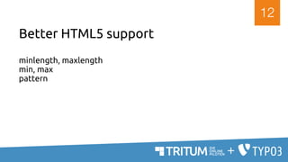 TYPO3 Form Framework v9 & v10 | PPT