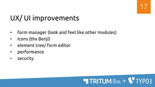 TYPO3 Form Framework v9 & v10 | PPT