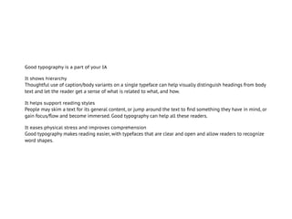 A Quick Note on Typography as Information Architecture | PDF | Desktop ...