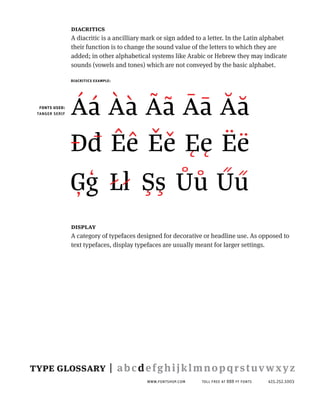 Typographers glossary | PDF